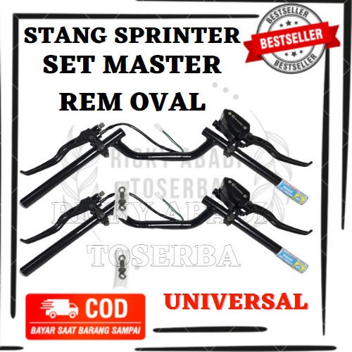 Jual STANG STIR SPRINTER PENDEK BEAT STREET SET MASTER REM OVAL BREMBO ...