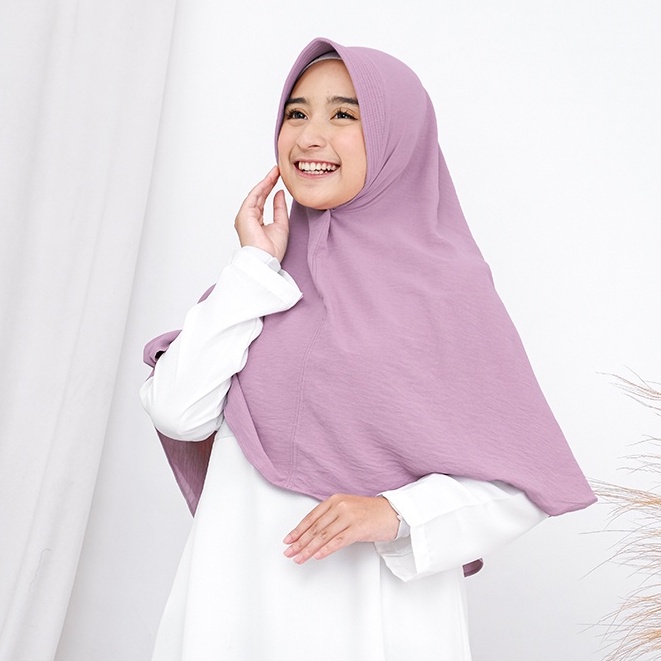 Jual HIJAB BERGO CRINKLE AIRFLOW UKURAN L / JILBAB INSTAN CRINKLE AIRFLOW PAD ANTHEM / BERGO ...