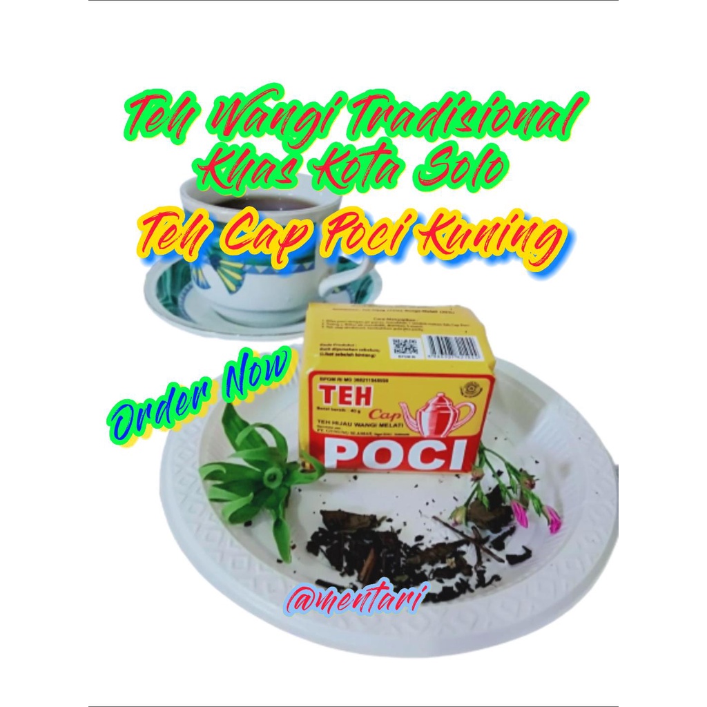Jual TEH CAP POCI KUNING 50gr SEDUH TUBRUK SEPET WANGI MELATI LEGIT ...