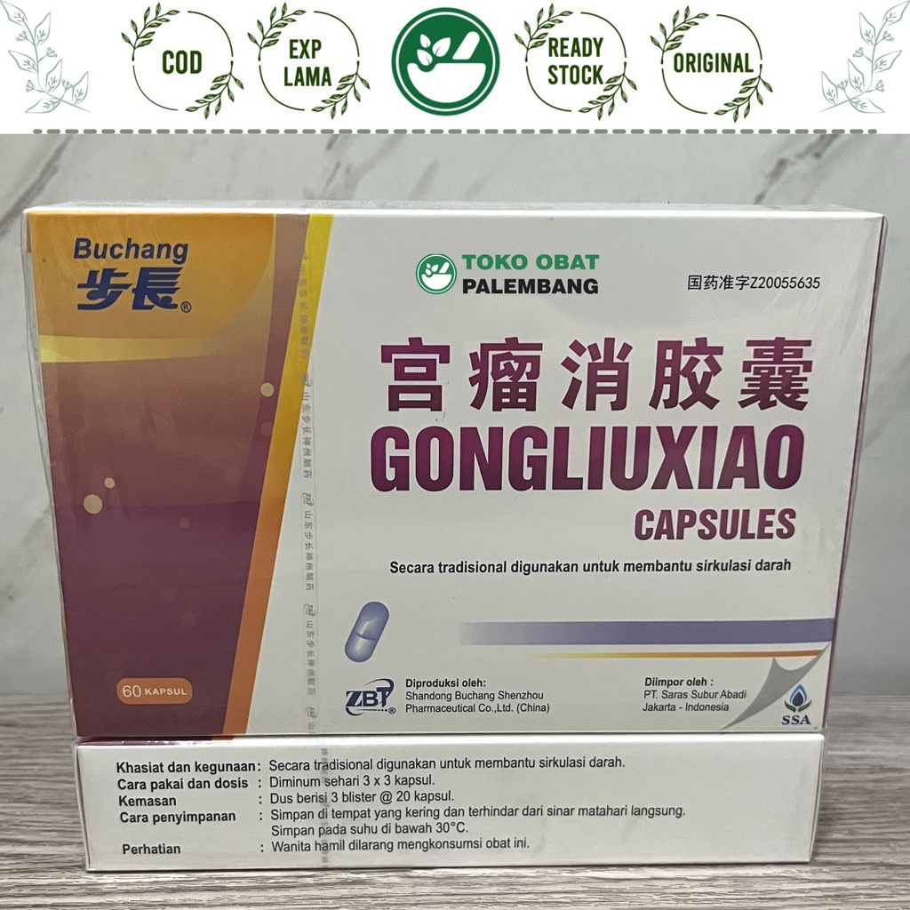 Jual GONGLIUXIAO CAPSULES 60 KAPSUL BUCHANG OBAT MIUM DINDING RAHIM ...