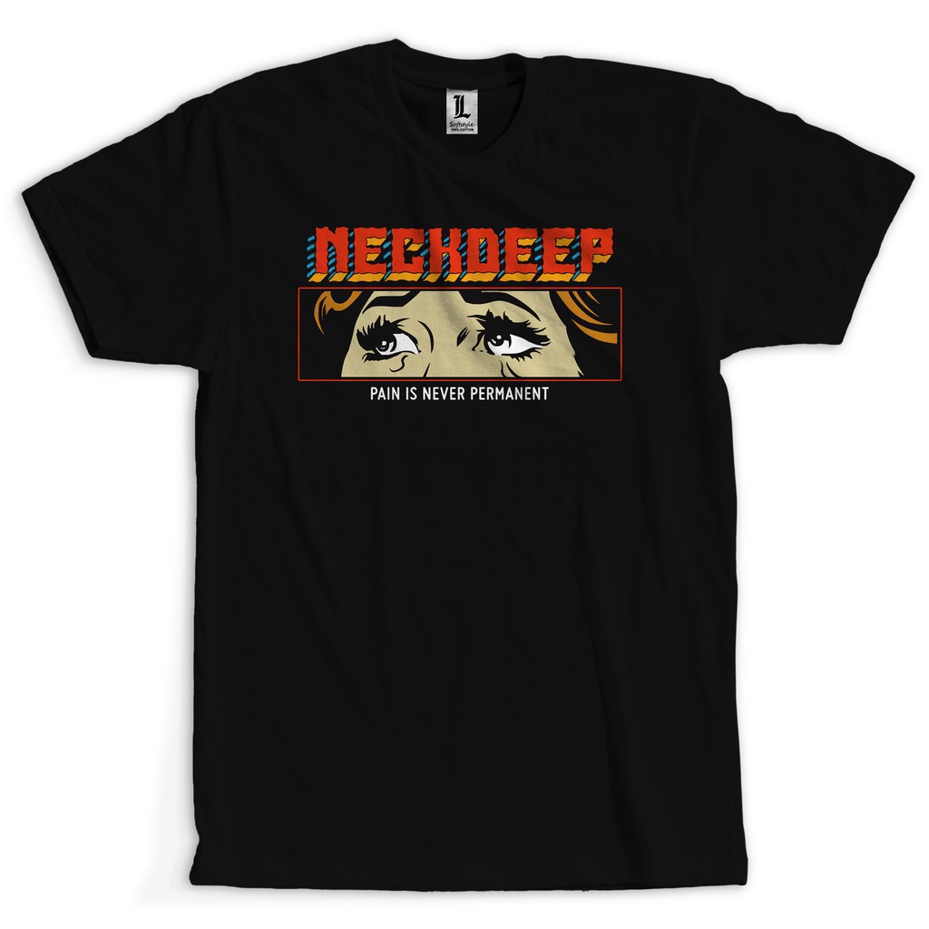 Jual KAOS BAND NECKDEEP - PAIN IS NEVER PERMANENT | H410 | KAOS BAND ...