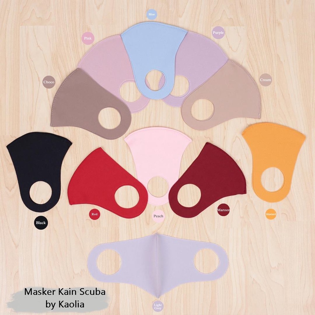 Jual Masker Kain Katun (Scuba) by Kaolia - Masker Non Medis | Shopee ...