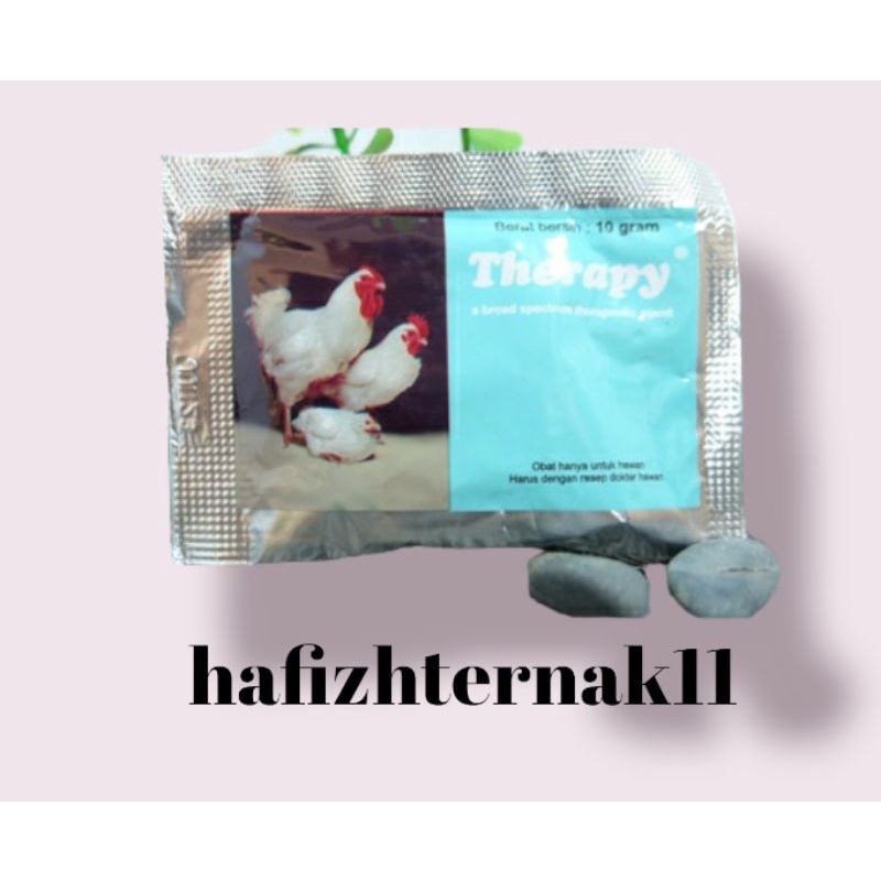 Jual Therapy 10gr ( obat kolera, pullorum, CRD, koksidiosis, korisa ...