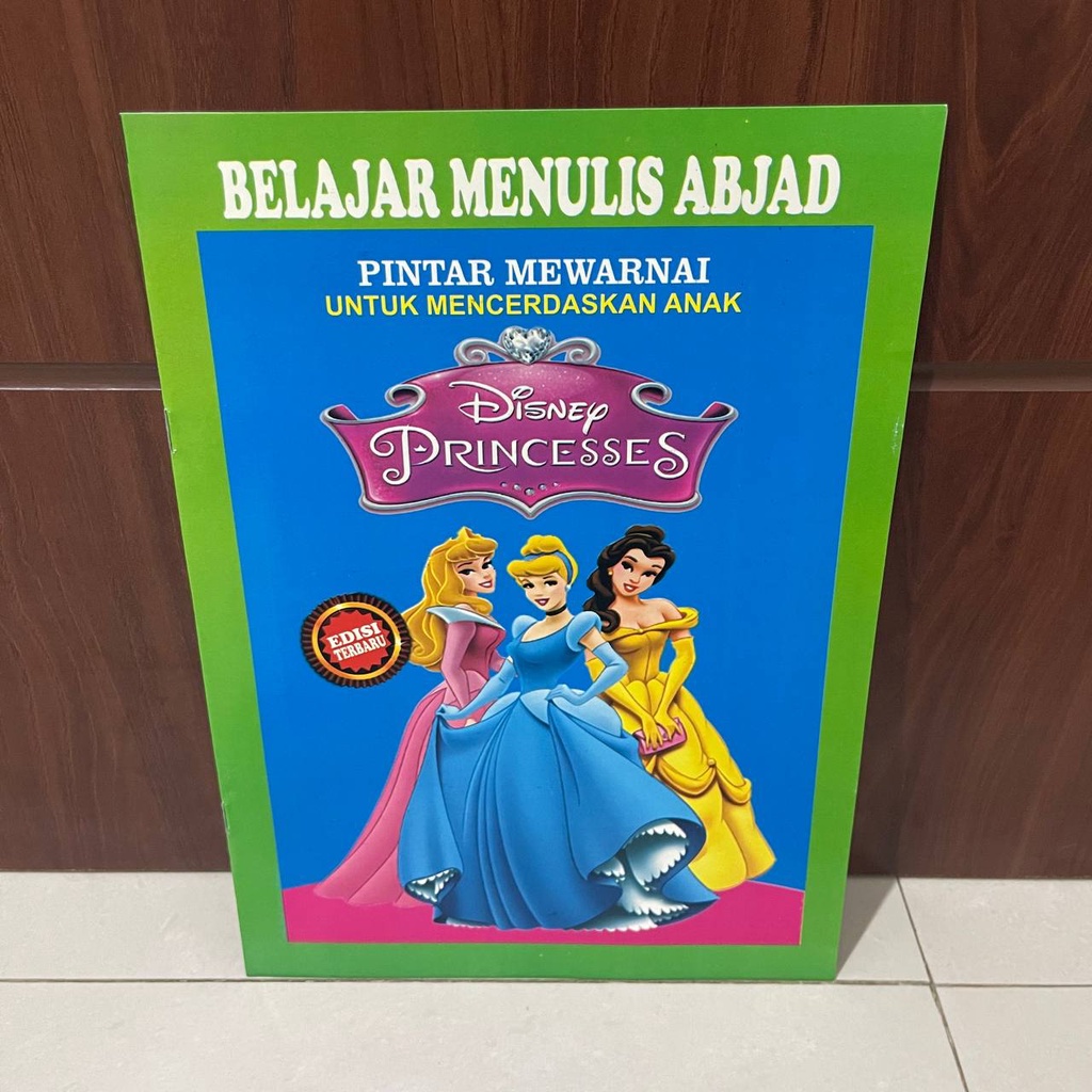 Jual Activity Book Buku Mewarnai Sambil Belajar Menulis Abjad 16 ...