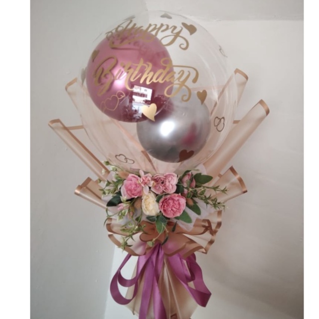 Jual Bouquet Baloon XL / Buket Balon Jumbo / Buket Ulang Tahun / Buket ...