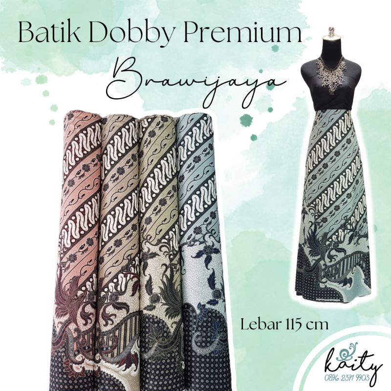 Jual Kain Batik bahan dobby dobbi premium motif Brawijaya | Shopee ...