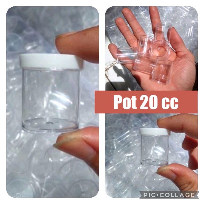 Jual Pot Slime 20 cc tebal 4 gr lebih - pot salep 20 cc - pot slime 20 cc - pot 20 cc - pot 20 ...