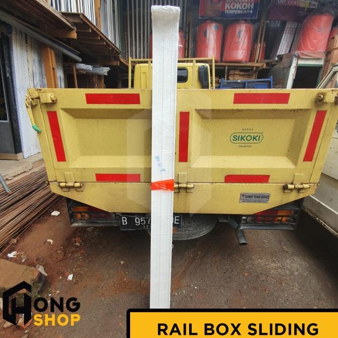 Jual Rail Box Penutup Rel Pintu Sliding Splus Bahan Wpc 180Cm | Shopee ...