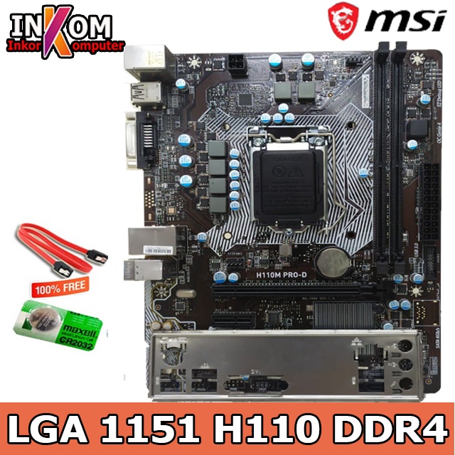 Jual Mainboard Mobo Motherboard Intel Socket LGA 1151 H110 Onboard | Shopee Indonesia