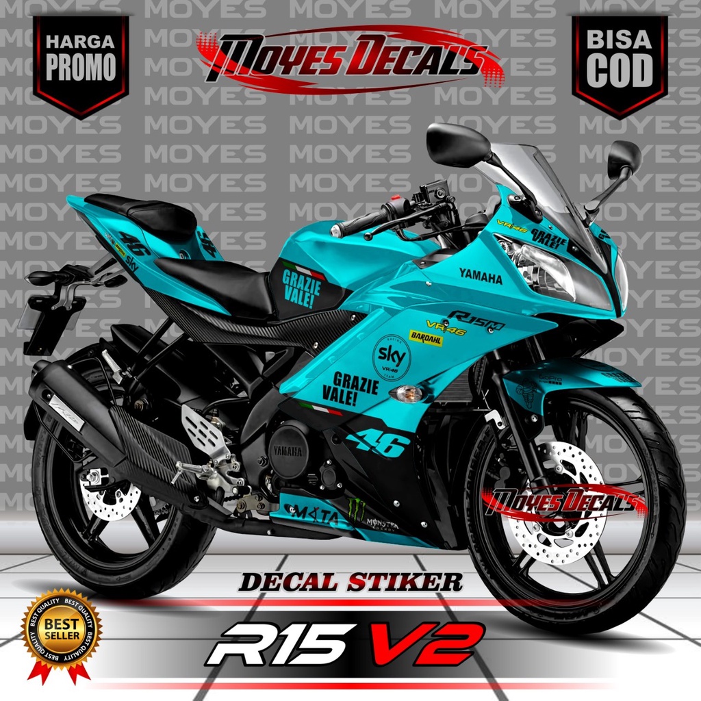 Jual Decal R15 V2 Lama Full Body Decal Dekal Motor Yamaha r15 v2 ...