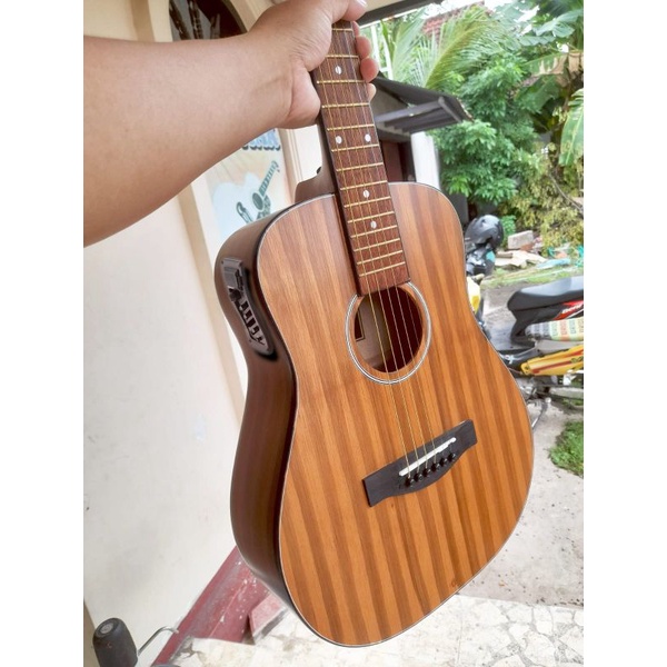 Jual Gitar akustik 3/4 elektrik.Tanam Besi.free packing kayu | Shopee ...