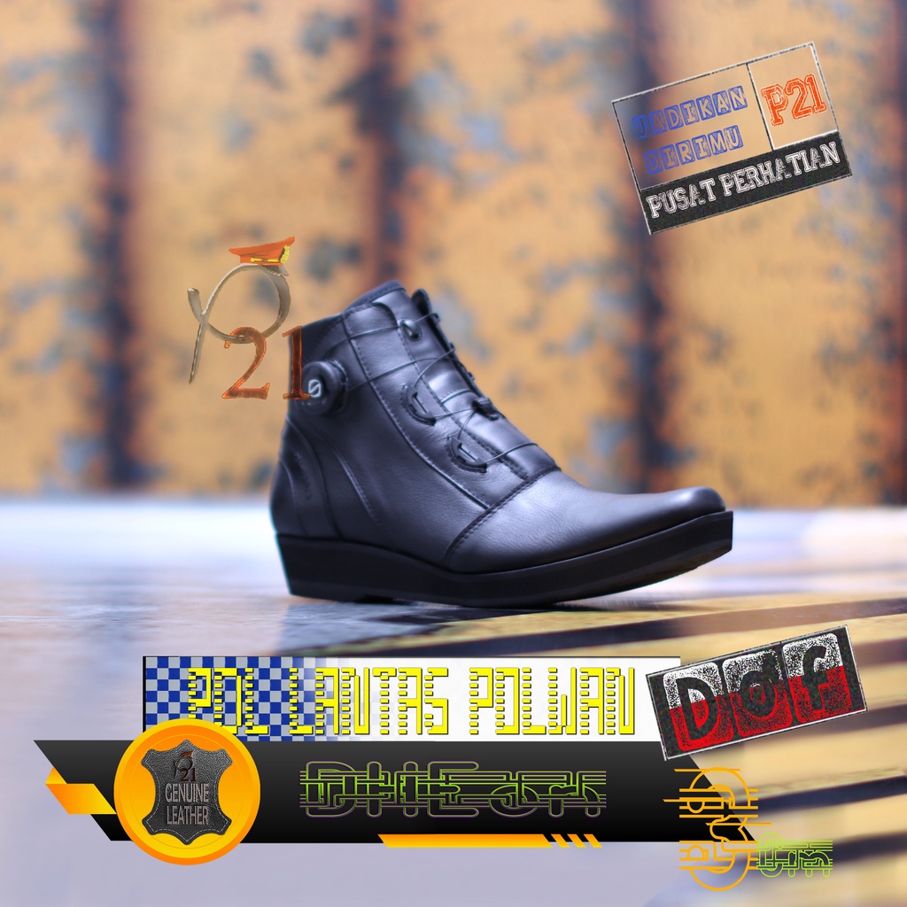 Jual SEPATU POLWAN DHEON DOF 3CM,5CM,7CM | Shopee Indonesia