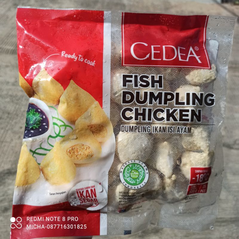Jual CEDEA DUMPLING CHICKEN 500GR DUMPLING AYAM BAKSO ISI AYAM | Shopee ...