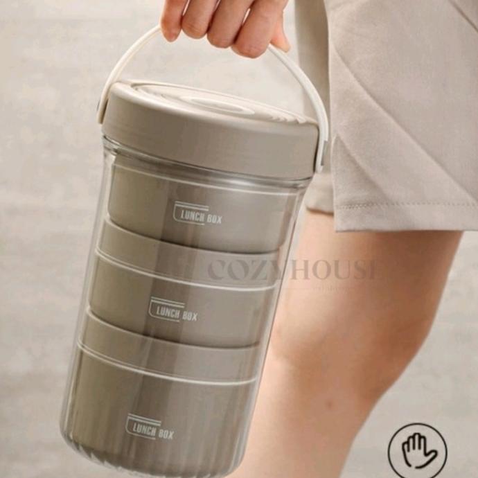 Jual RATA Rantang Tingkat Kotak Makan Stainless Bento Box Lunch Box ...