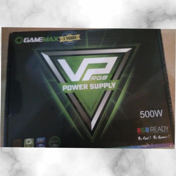 Jual Psu Powersupply Gamemax Vp500 Rgb 500Watt 80+ Terbaru! | Shopee ...