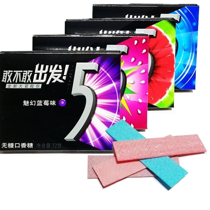 Jual Wrigley's 5 Gum Sugar Free Permen Karet tipis | Shopee Indonesia