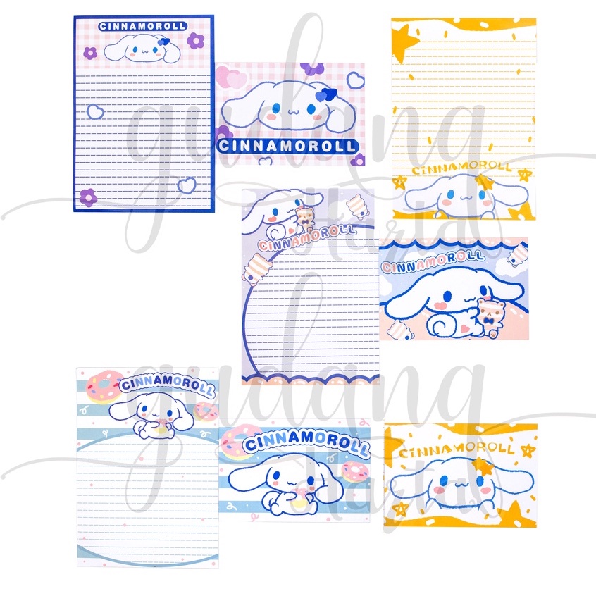 Jual Kertas Surat Amplop Cinnamoroll Kertas Bergaris Motif Kartun ...