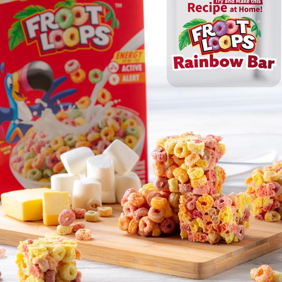 Jual [produk Fkvm0] Kelloggs Breakfast Cereal Froot Loops 150g 0rw