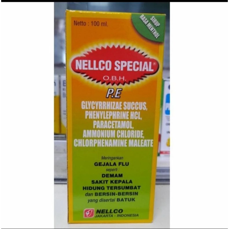 Jual NELCO OBH NELLCO SPESIAL 100ML - OBAT BATUK, DEMAM, FLU DAN HIDUNG ...