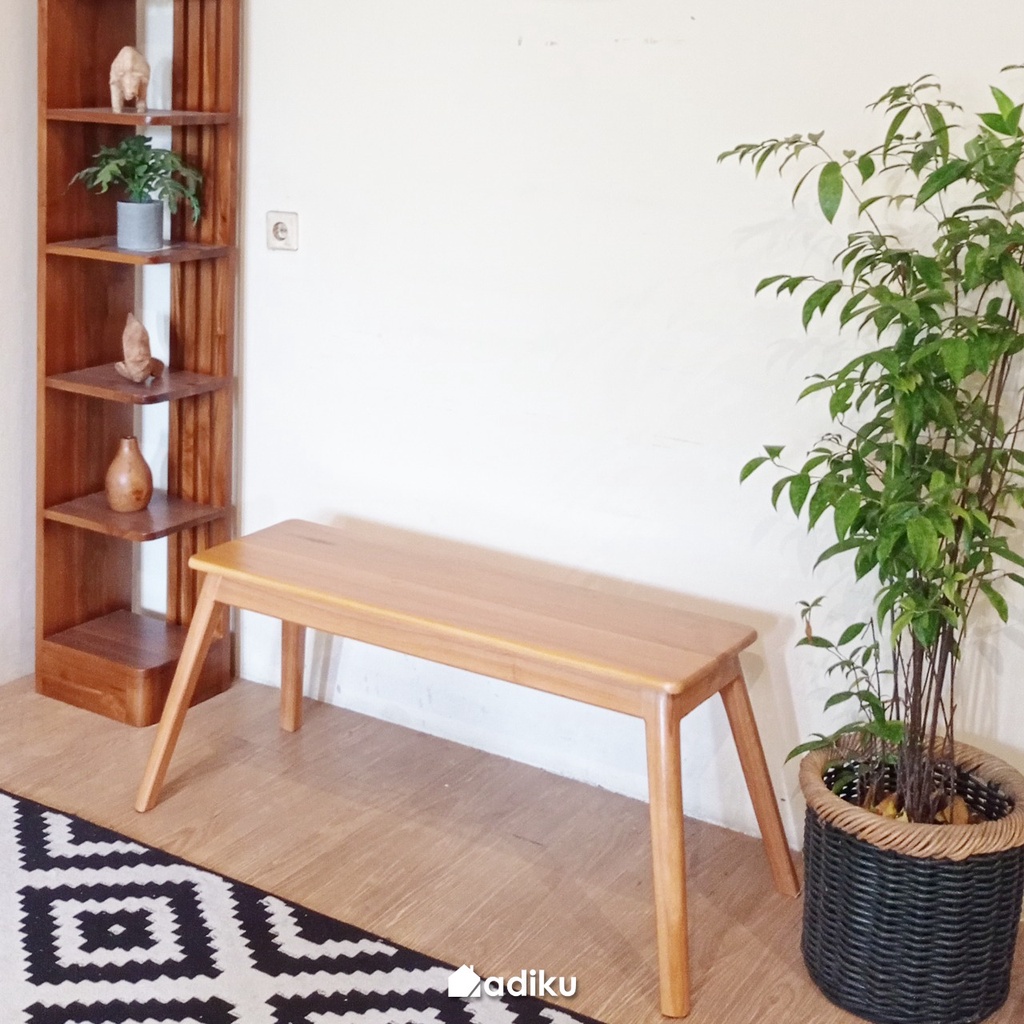 Jual ADIKU.ID Bench Hokkaido Minimalis - Kayu Mindi | Shopee Indonesia