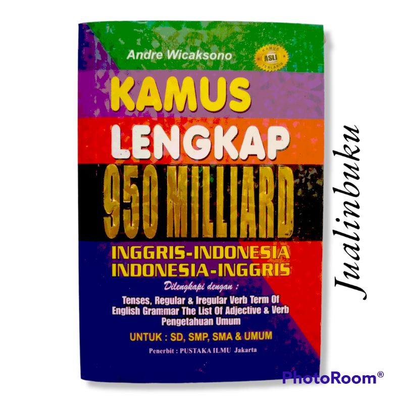 Jual Kamus Lengkap Bahasa Inggris 958 Milyard Ukuran 10x14cm (kecil ...