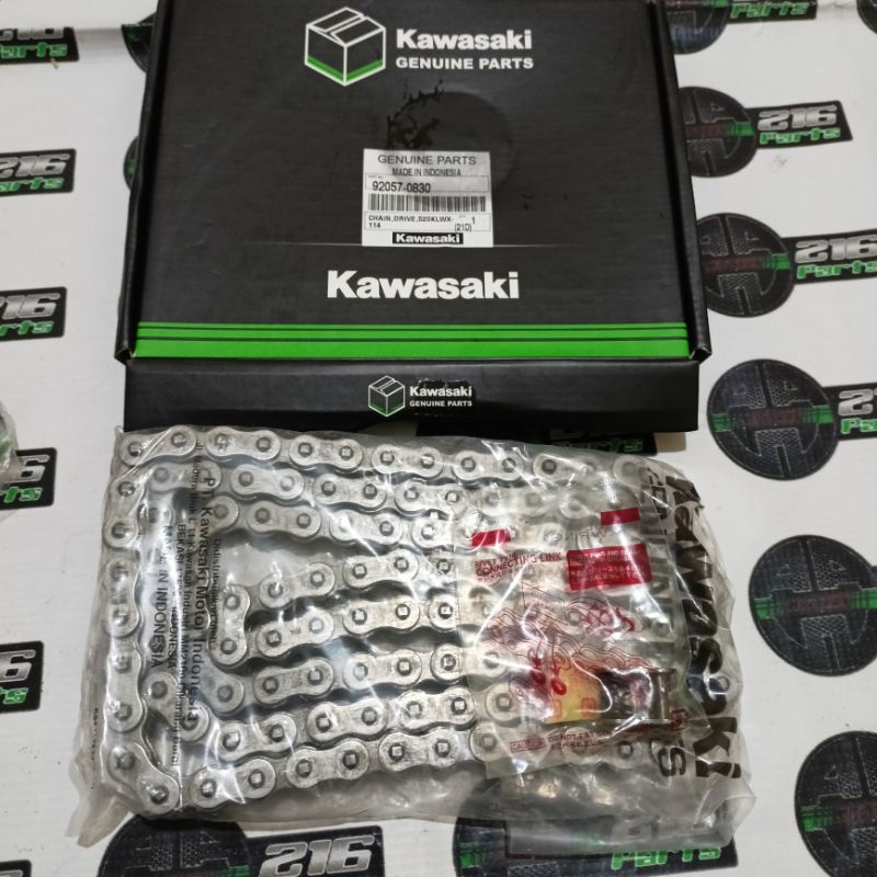 Jual Rantai Rante roda 520 114L ZX25 ZX25R Original Kawasaki | Shopee ...