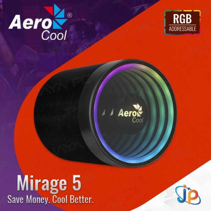 Jual Aerocool CPU Air Cooler Fan Mirage 5 ARGB - Multi Socket Intel ...