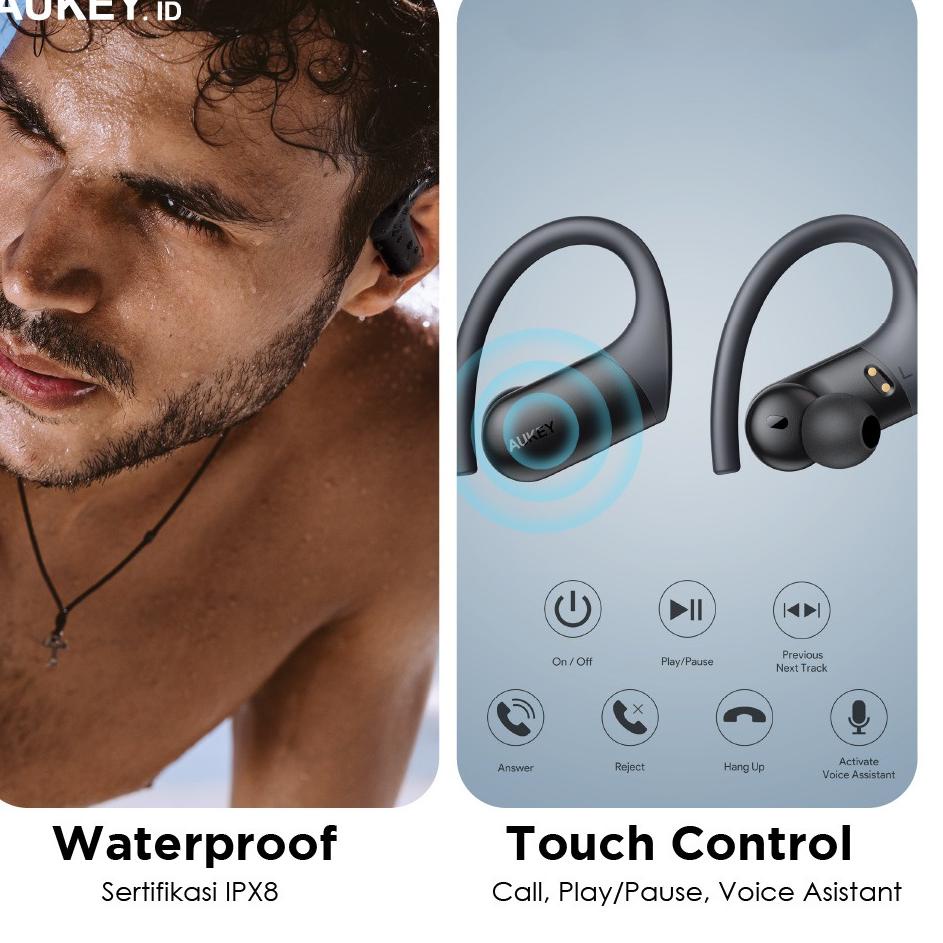 Jual Harga Spesial Headset / TWS Aukey EP-T32 Wireless Charging Earbuds ...