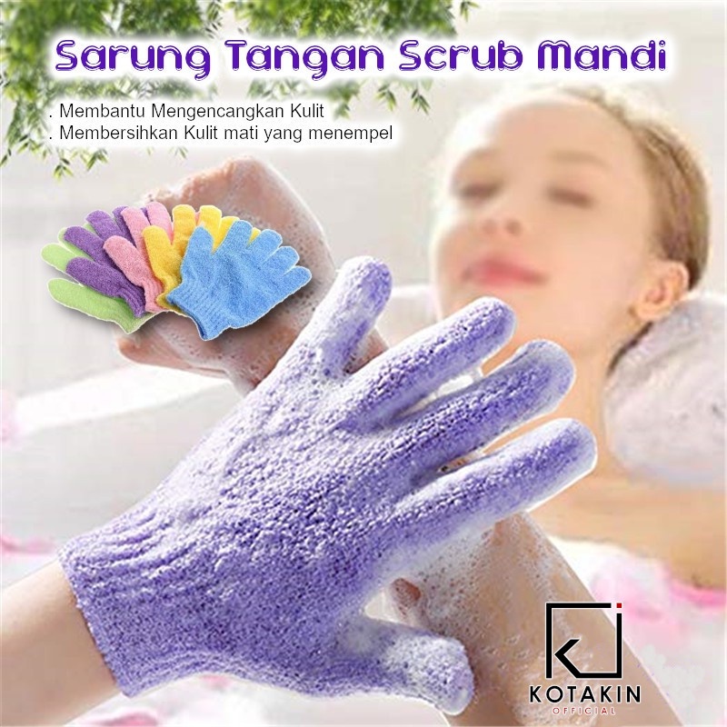 Jual Sarung Tangan Scrub Mandi - Scrubber Exfoliating Tubuh Pijat ...
