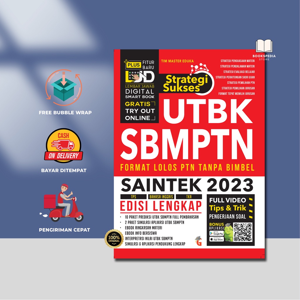 Jual BUKU UTBK SBMPTN STRATEGI SUKSES UTBK SBMPTN SAINTEK 2023 LOLOS PTN TANPA BIMBEL | Shopee ...