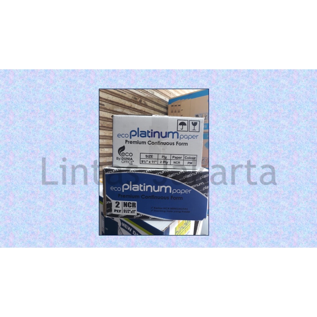 Jual Continuous Form Ukuran 9,5 Inch x 11 Inch, 2 Ply NCR Merk Platinum ...