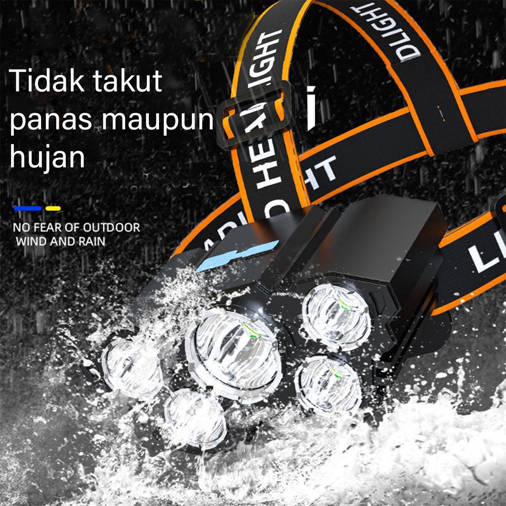 Jual Senter Kepala HeadLamp Lampu LED Cree Camping Outdoor Lampu Tembak ...