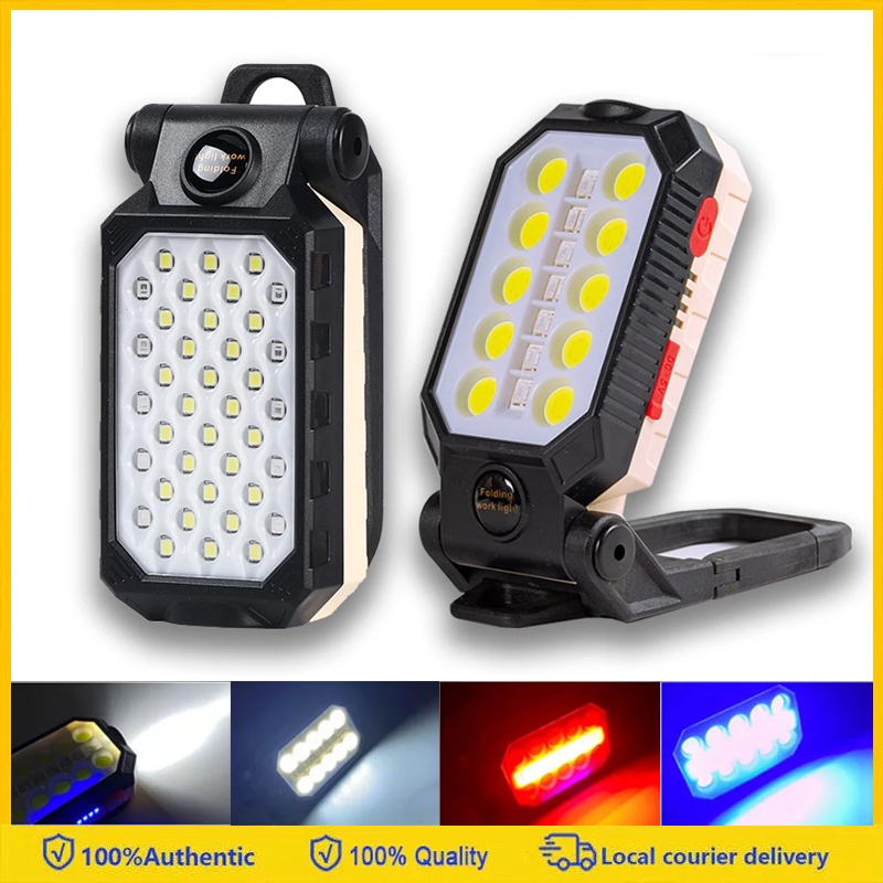 Jual 900W LED Lampu Kerja Lampu Portable COB Senter Disesuaikan Tahan ...