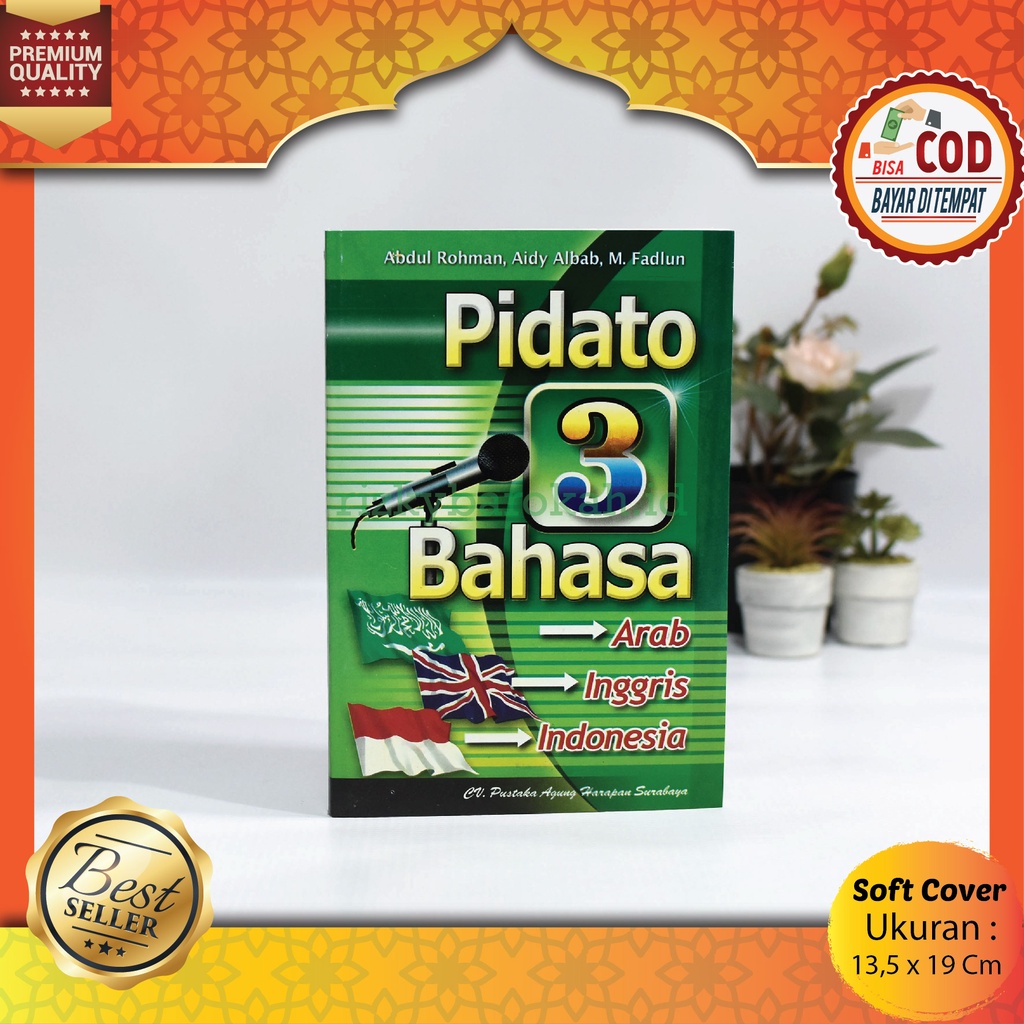 Jual Buku Pidato 3 Tiga Bahasa Arab Inggris Indonesia Karya Abdul ...