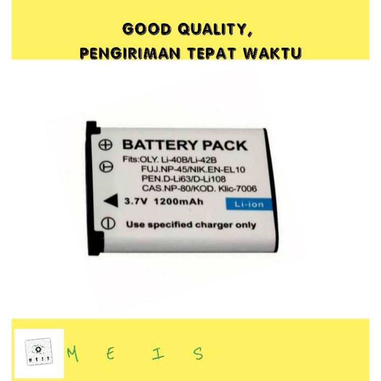 Jual Baterai Kamera Casio EX-Z350 EX-Z370 EX-Z550 EX-Z670 - batre ...