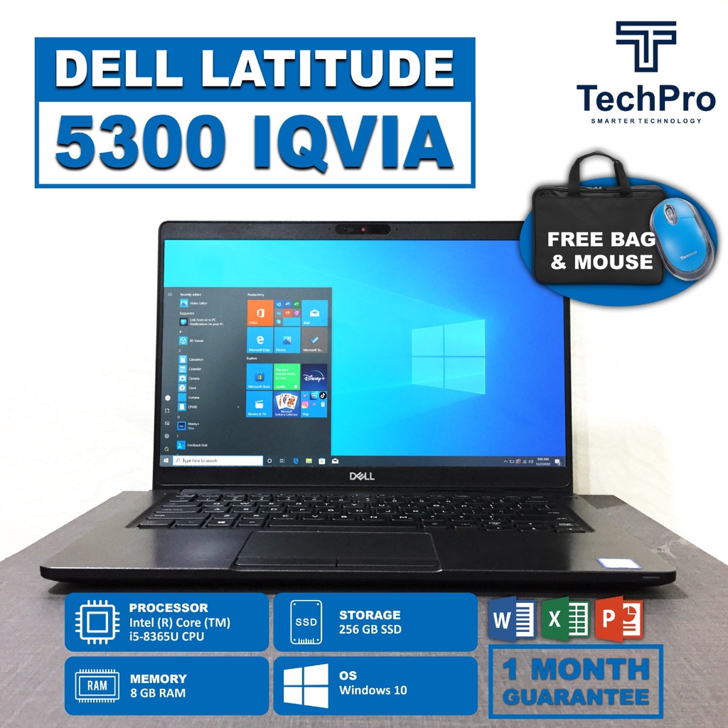 Jual Orignal Laptop Dell 5300 C-I5 GEN 8th (Ram 8GB 256GB SSD) Mulus ...