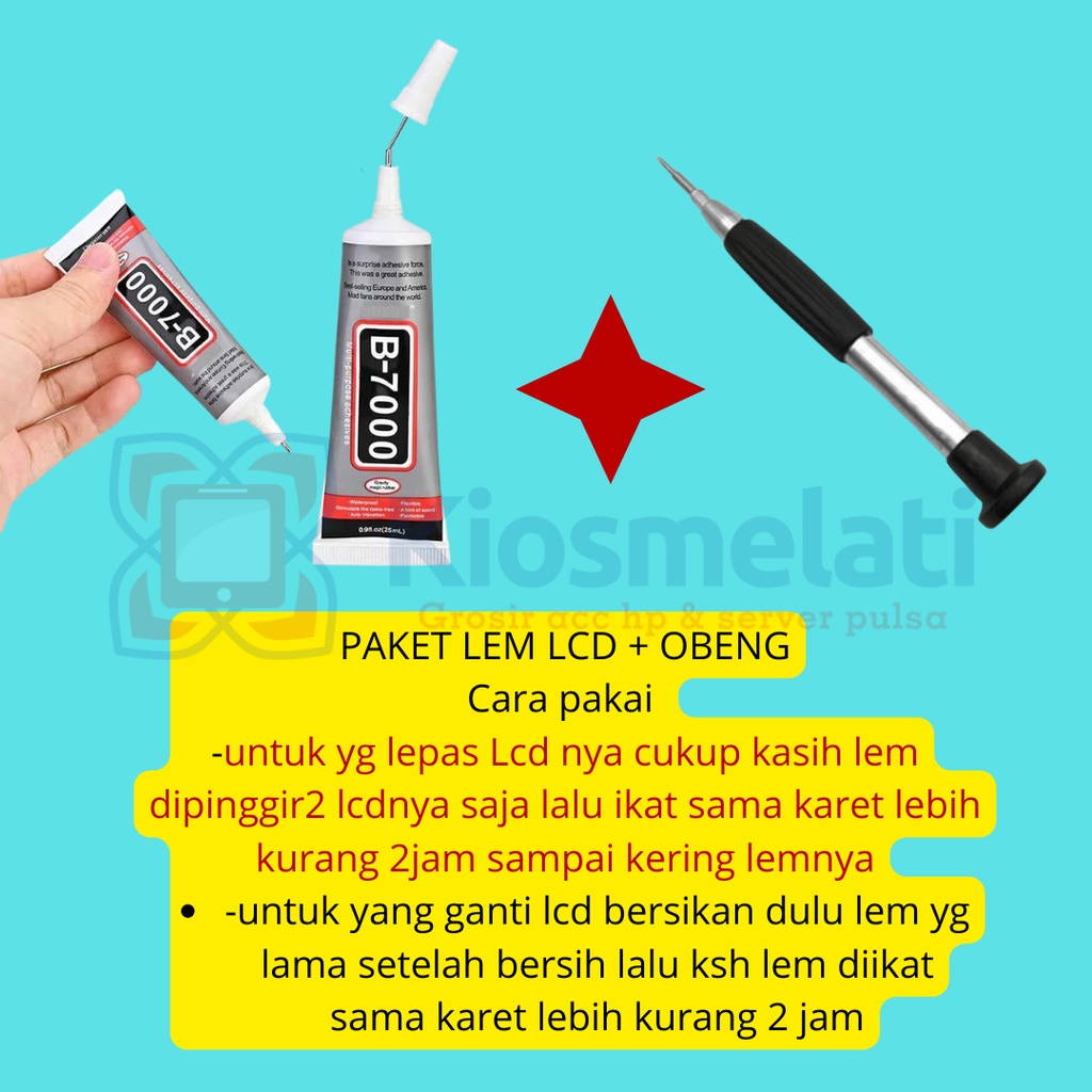 Jual LEM T7000 LEM LCD TOUCHSCREEN LEM T7000 ZHANLIDA BERKUALITAS PAKET OBENG PLUS LEM LCD ...