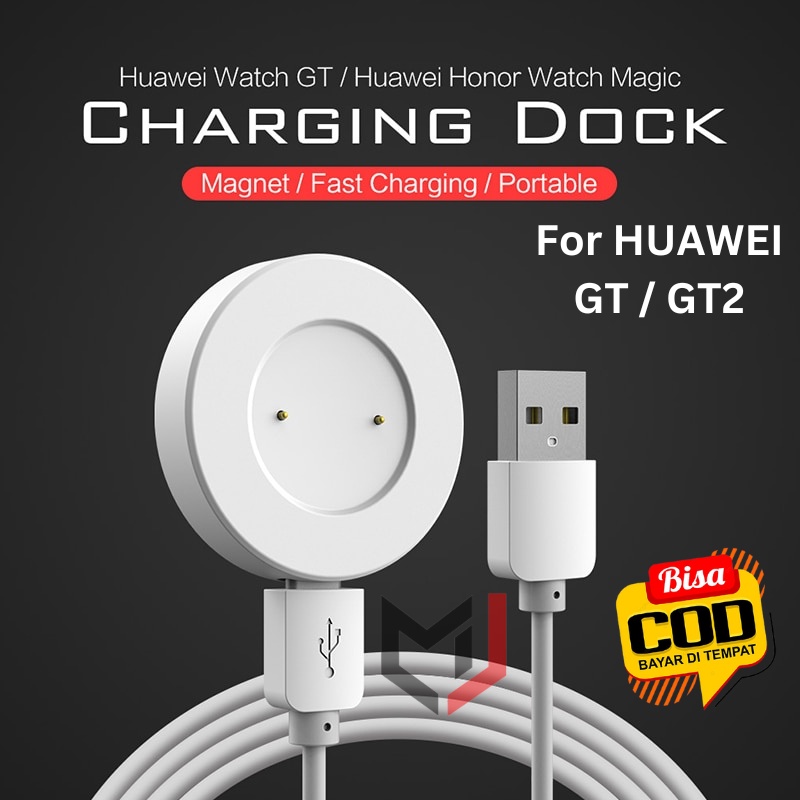 Jual Wireless Charger Dock Magnetic Huawei GT - GT2 - GT2e - GS pro ...