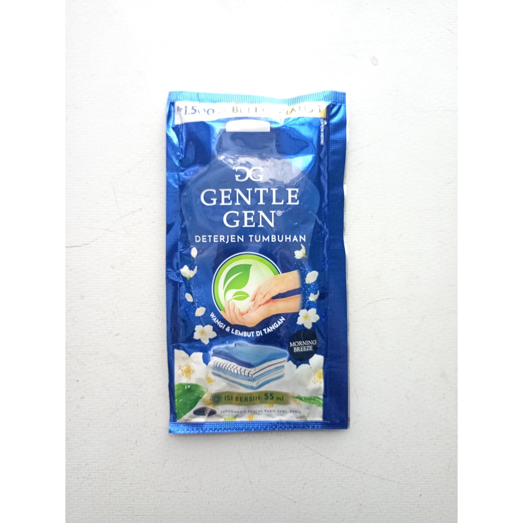 Jual Gentle Gen Deterjen Tumbuhan Sachet 55 ml | Shopee Indonesia