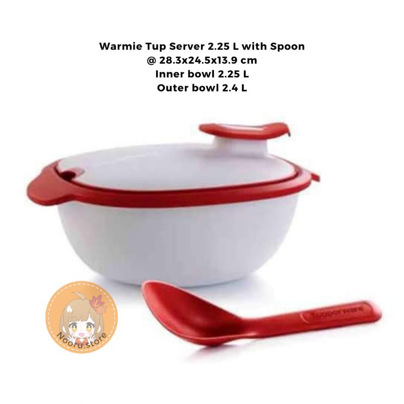 Jual Warmie Tup Server 2,25 L with Spoon - Tupperware | Shopee Indonesia