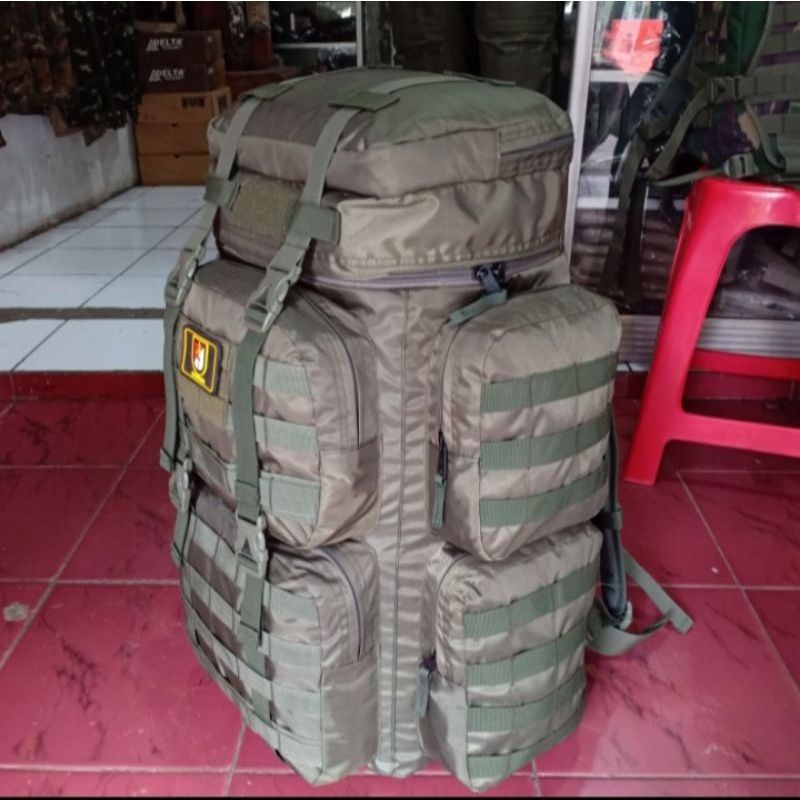 Jual TAS RANSEL RAIDER 100L / TAS RANSEL JUMBO HIJAU ARMY / TAS RANSEL ...
