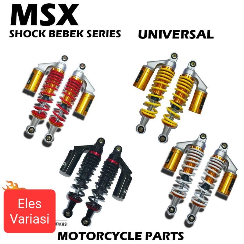 Jual Shockbreaker shock belakang tabung model rcb uk 280/340mm jupiter ...