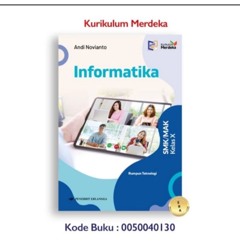 Jual ORI buku teks informatika rumpun teknologi untuk SMK kelas 10 ...