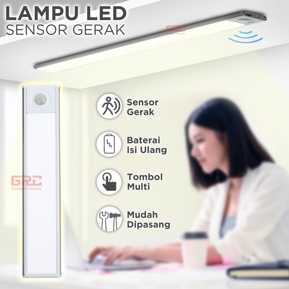 Jual Lampu LED Sensor Gerak Motion Light Lampu Tidur Tempel Dinding ...