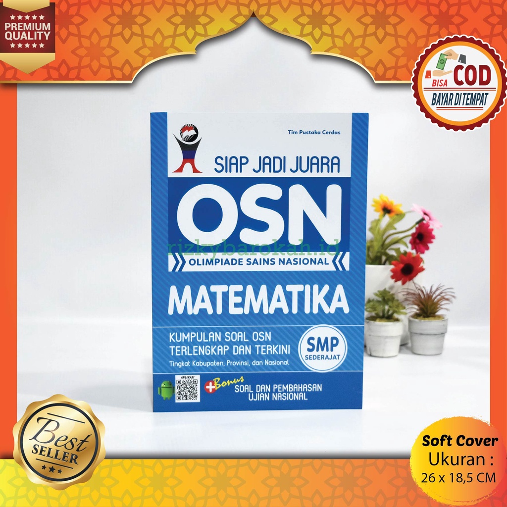 Jual Buku Siap Jadi Juara OSN Olimpiade SAINS Nasional MTK Matematika SMP Sekolah Menengah ...