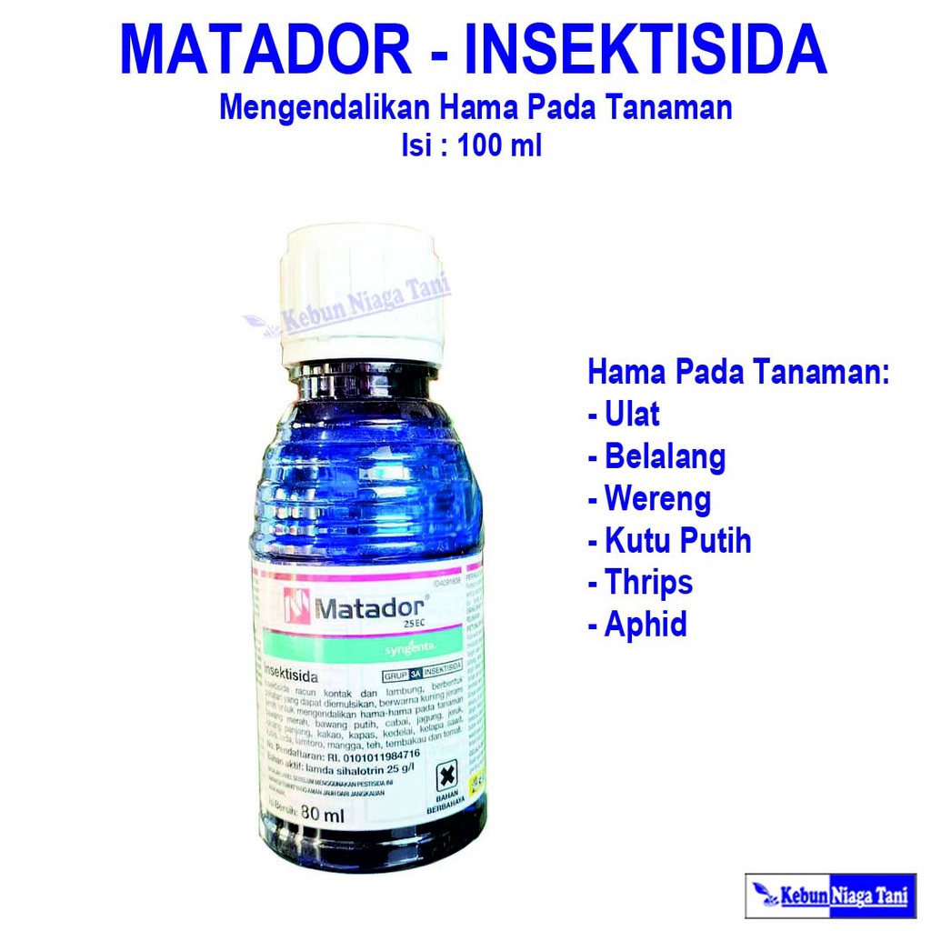 Jual Insektisida matador 80 ml - pestisida matador - obat hama ulat ...