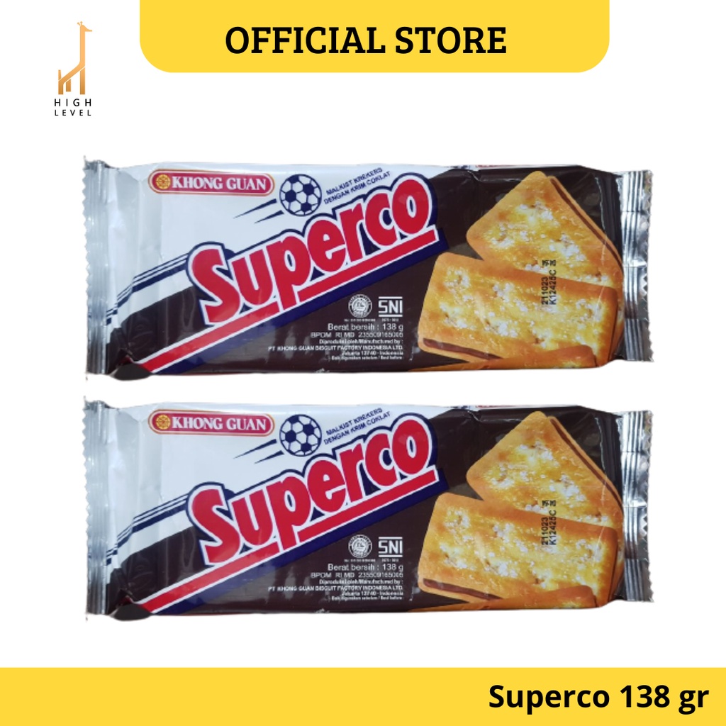 Jual Superco Malkist Creakers Krim Coklat Khong Guan 138 gr | Shopee ...
