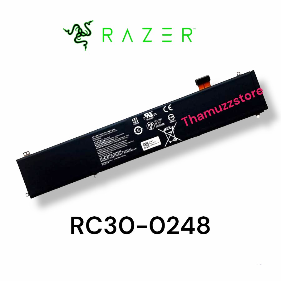 Jual Baterai RC30-0248 Razer Blade 15 2018 RTX 2070 Max-Q RZ09-0238 ...