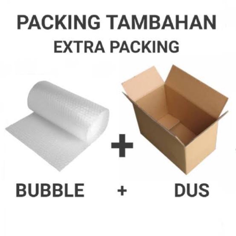 Jual EXTRA PACKAGING (KARDUS + BUBBLEWRAP) | Shopee Indonesia