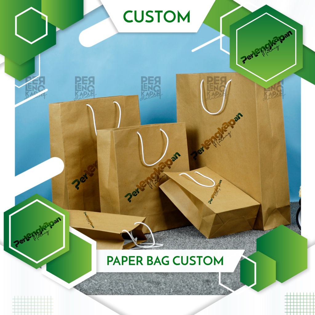 Jual Paper Bag Tali Custom Coklat | Paper Bag Murah | Tas Kecil Mini ...